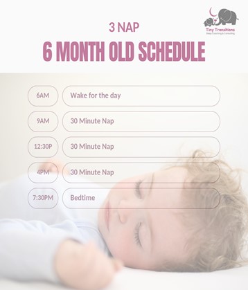 6 Month Old Sample Sleep Schedule (HINT: It’s either 3 naps, or 2 naps...)